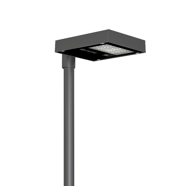 Q-DROME è un lampione LED Smart Ready certificato Zhaga D4i